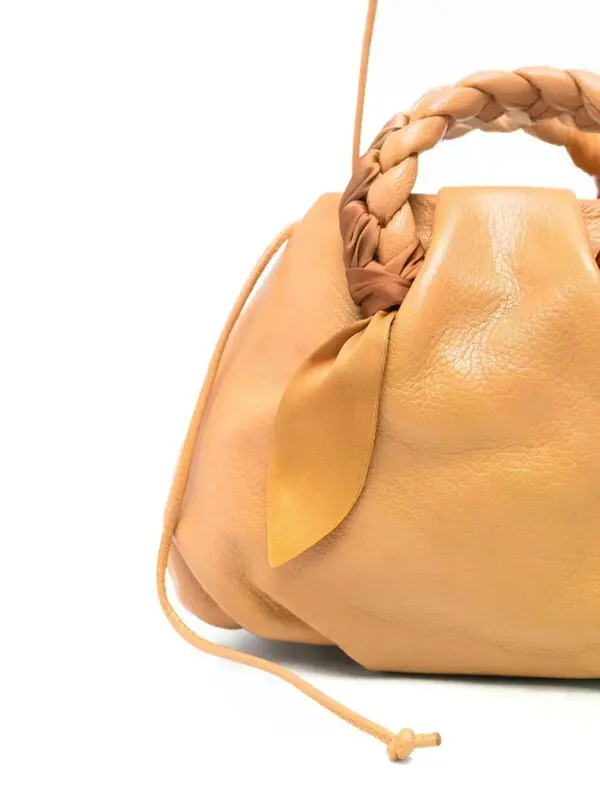 Hereu Bombon Foulard Braided-handle Tote Bag