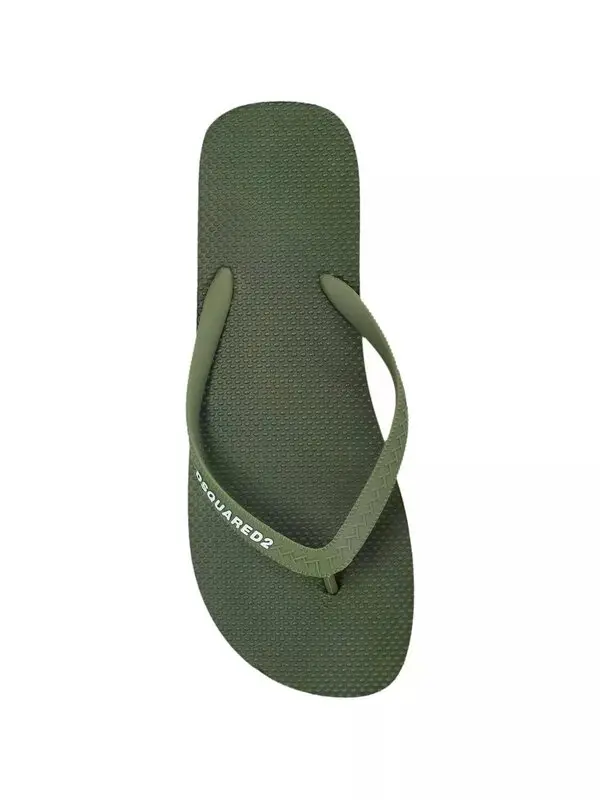 Dsquared2 Logo Thong Flip-flops - Green