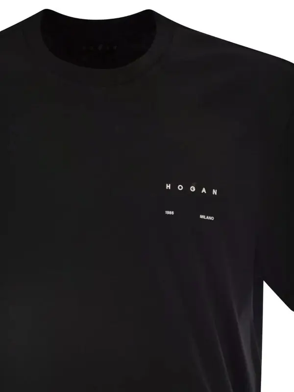 Hogan Round-neck Logo T-shirt