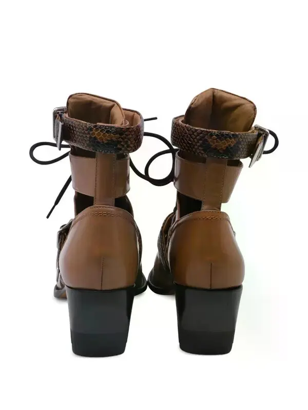 Chloé Rylee Multistrap Leather Boots