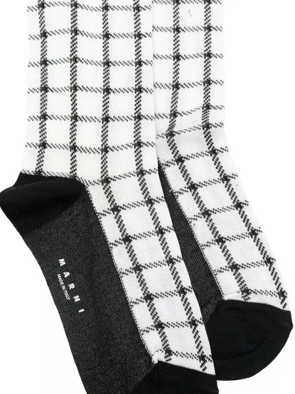 Marni Plaid Socks