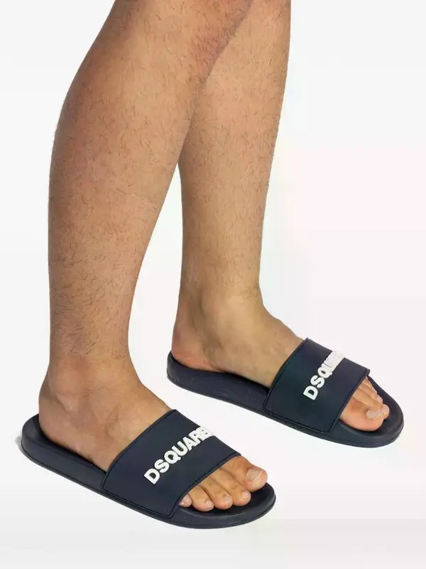 Dsquared2 Logo Slides - Blue