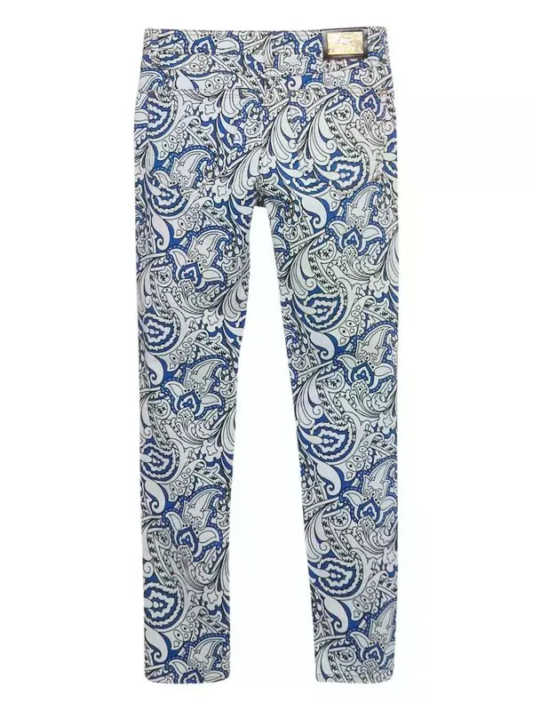 Etro Paisley-print Trousers - White