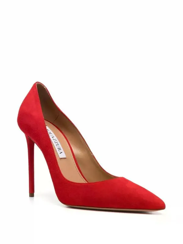 AQUAZZURA Purist 105mm Pumps - Red