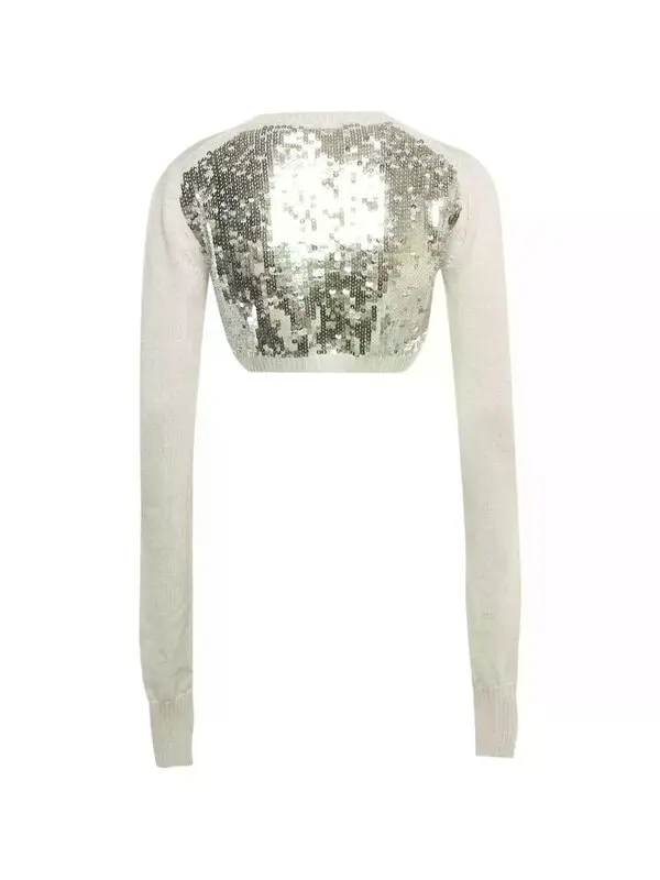 Vaquera Sequin-embellished Cropped Cardigan