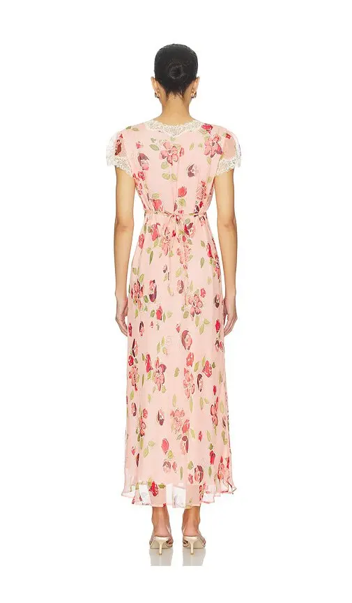 Rixo Clarice Dress - Rose