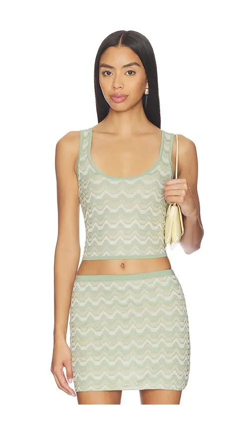 Devon Windsor Felina Tank Top - Sage