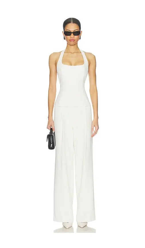 LOVERS AND FRIENDS Juliette Halterneck Jumpsuit - Cream
