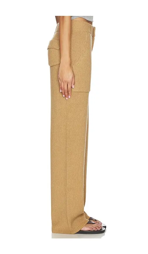 AYA MUSE Knit Trouser - Brown