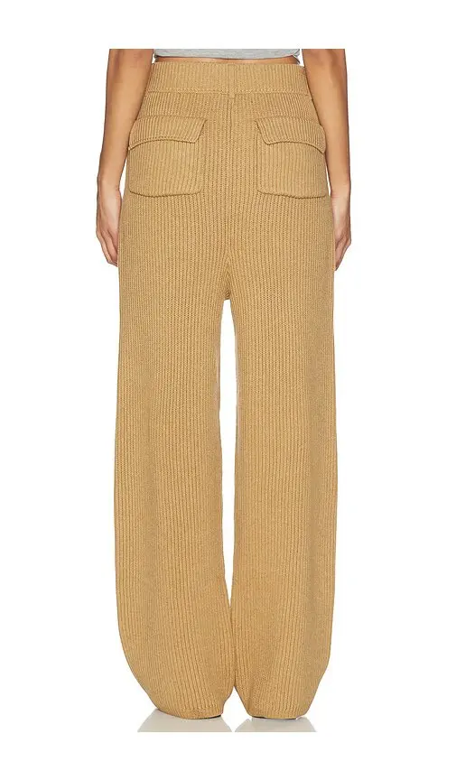 AYA MUSE Knit Trouser - Brown