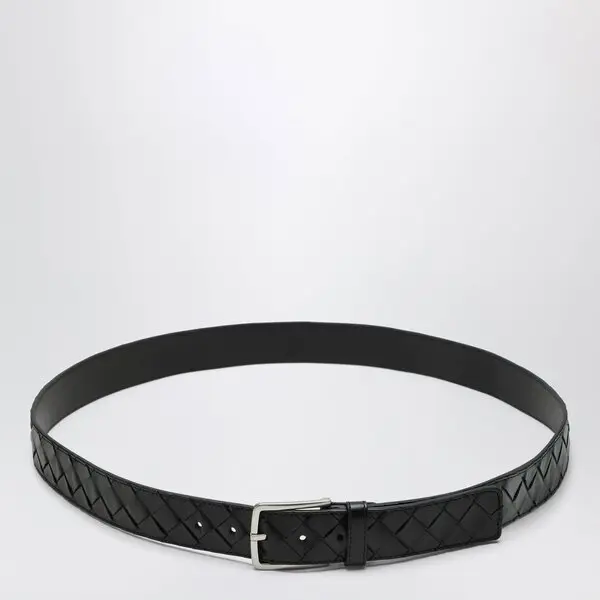 Bottega Veneta Inrecciato Belt - Black