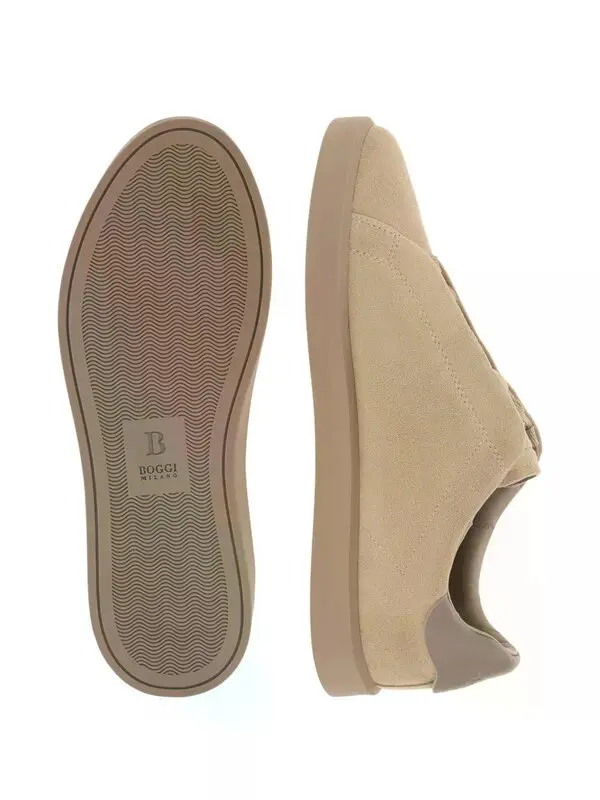 Boggi Milano Essence Suede Sneakers - Neutrals