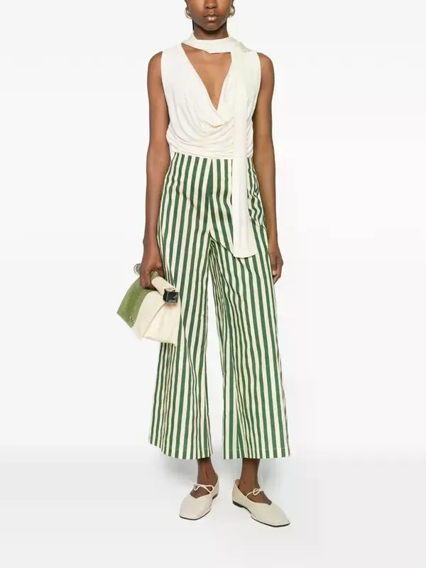 SIMONMILLER Striped Poplin Trousers