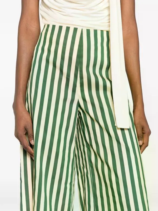 SIMONMILLER Striped Poplin Trousers
