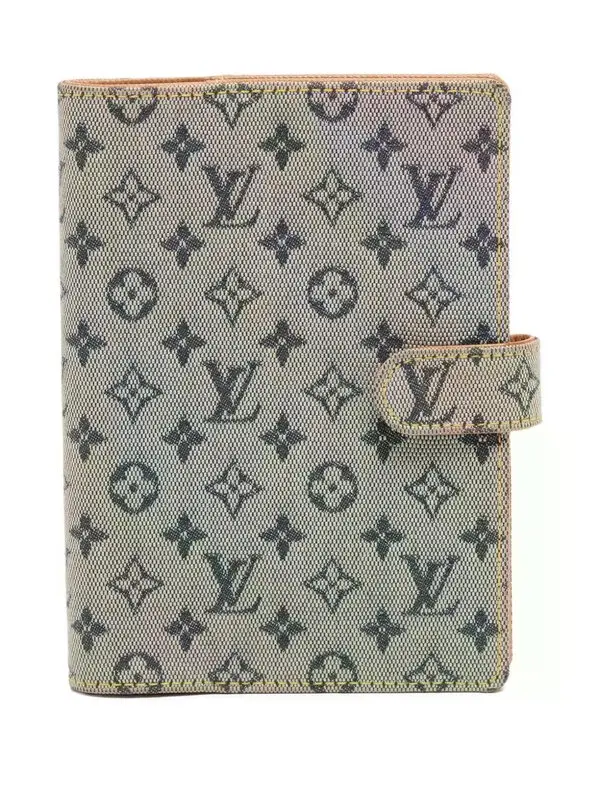 LOUIS VUITTON Lin Mini Canvas Agenda Cardholder - Neutrals