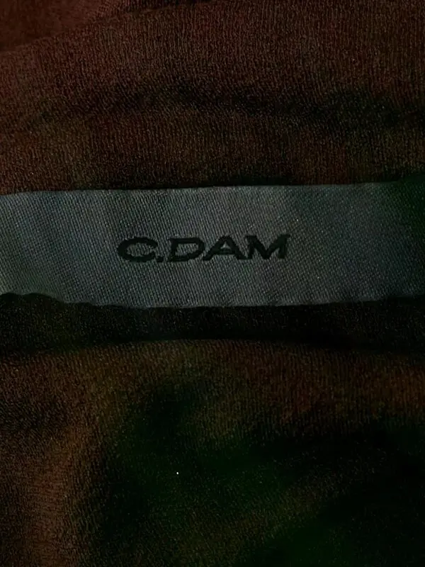 CHATS BY C.DAM Draped Mini Dress