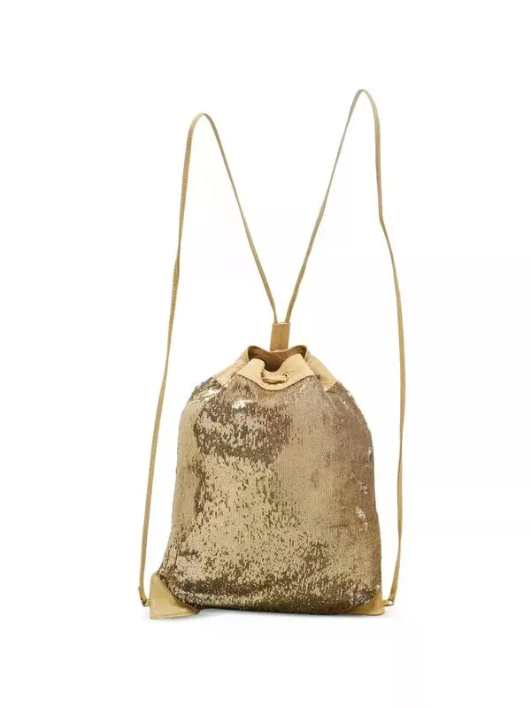 Valentino Garavani Small Sequin Drawstring Backpack