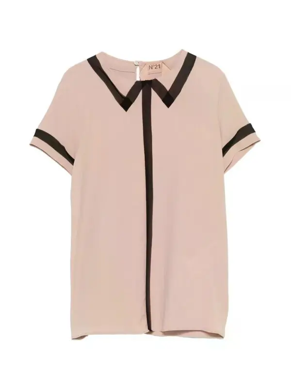N°21 Polo-collar Blouse