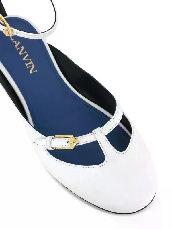 LANVIN Buckle-strap Flat Pumps