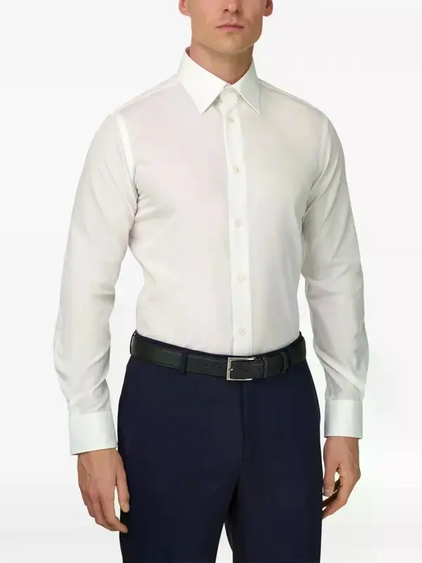 Boggi Milano Spread-collar Shirt