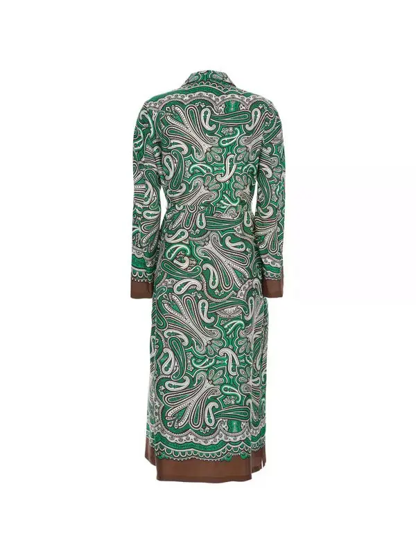P.a.r.o.s.h Paisley-pattern Midi Dress