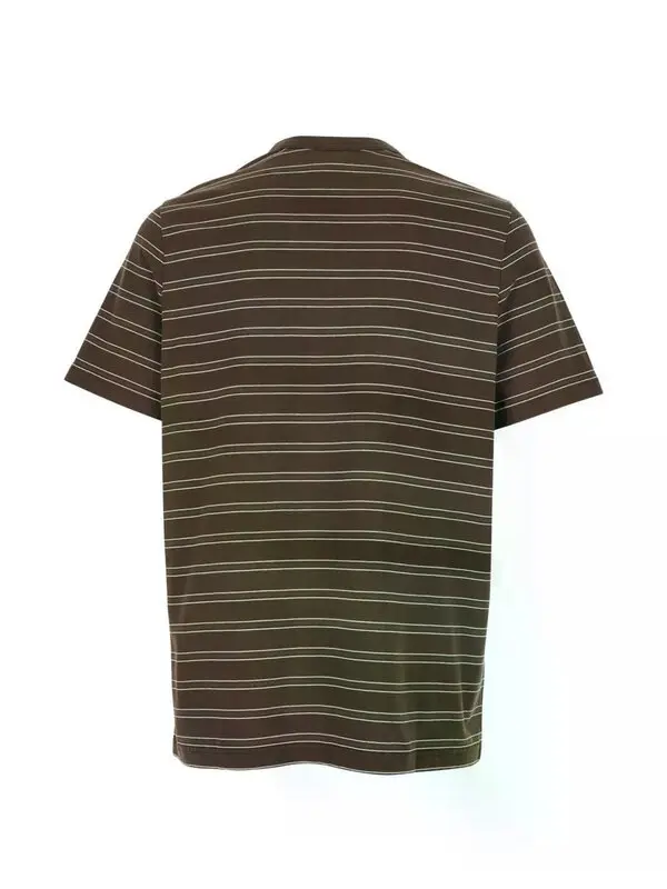 A.p.c. Striped-pattern T-shirt - Brown