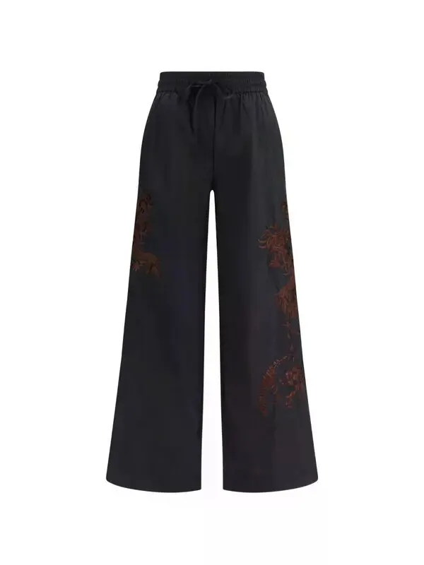 P.a.r.o.s.h Ricadi Palazzo Pants - Black