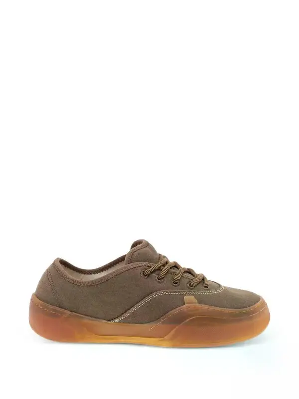 ERL Low Skate Laced Sneakers - Brown
