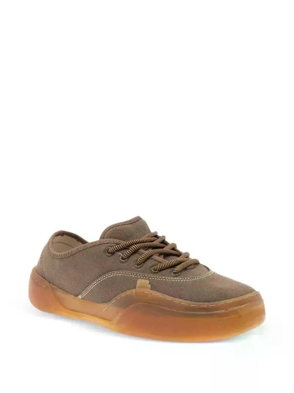 ERL Low Skate Laced Sneakers - Brown