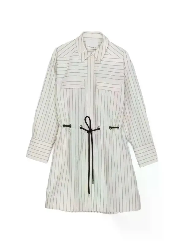 3.1 Phillip Lim Striped Mini Dress - Neutrals
