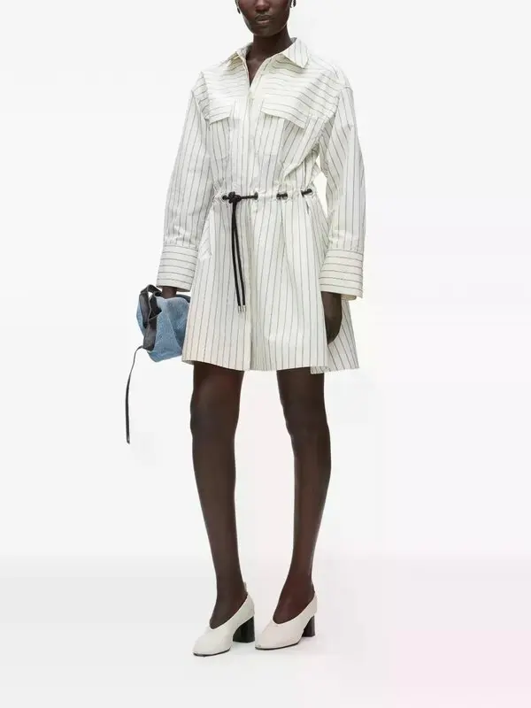 3.1 Phillip Lim Striped Mini Dress - Neutrals