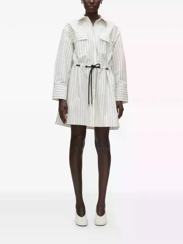 3.1 Phillip Lim Striped Mini Dress - Neutrals