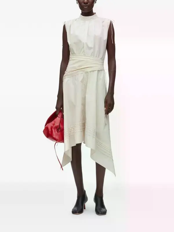 3.1 Phillip Lim Asymmetric-hem Midi Dress - Neutrals
