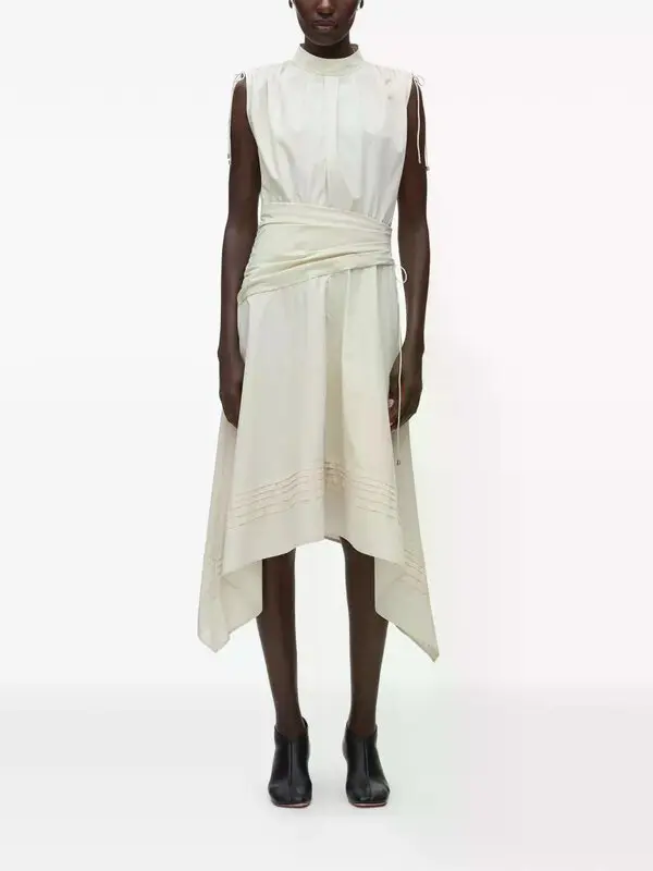 3.1 Phillip Lim Asymmetric-hem Midi Dress - Neutrals