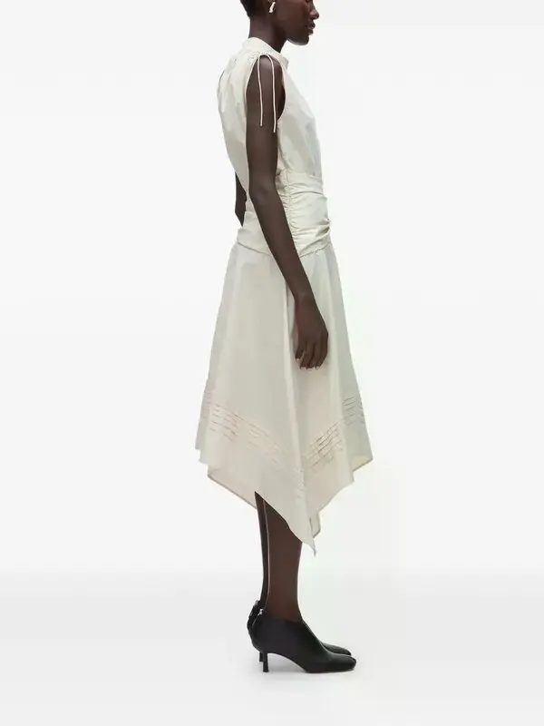 3.1 Phillip Lim Asymmetric-hem Midi Dress - Neutrals