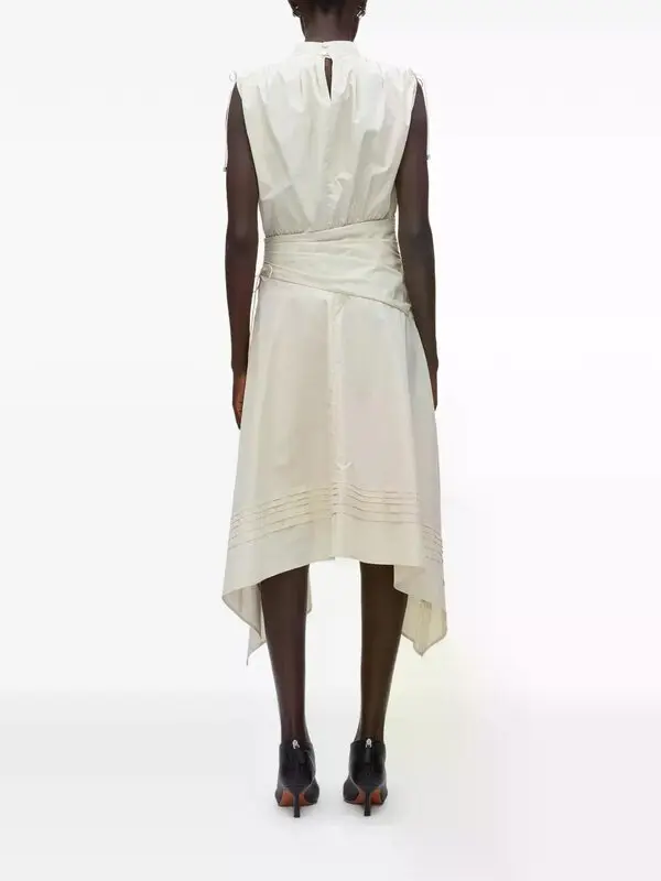 3.1 Phillip Lim Asymmetric-hem Midi Dress - Neutrals