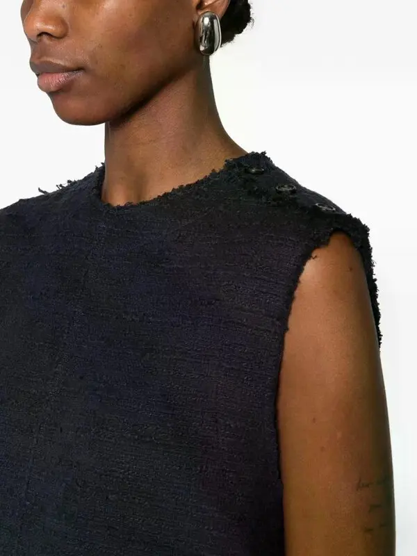N°21 Button-detail Sleeveless Blouse