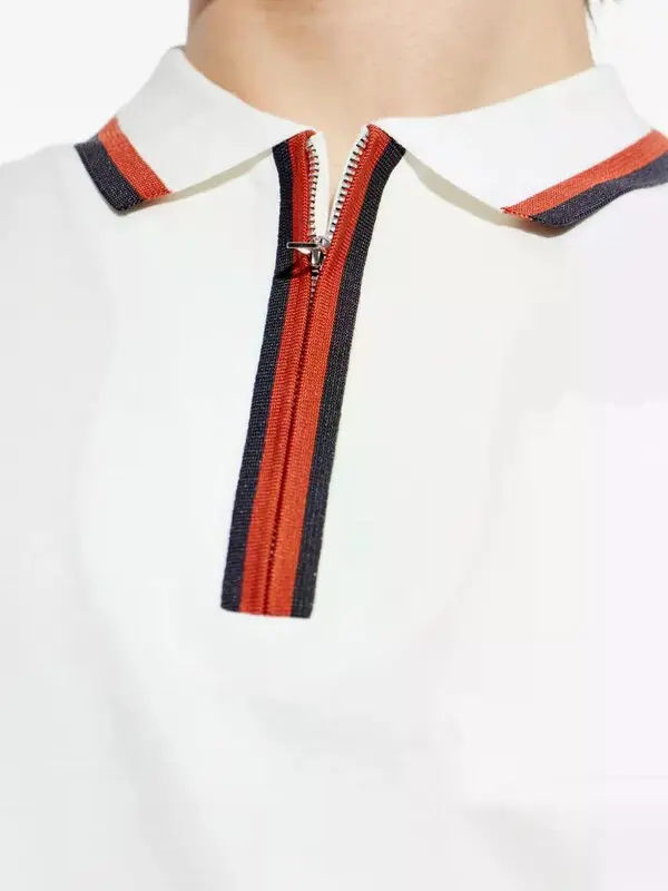 Paul Smith Striped Polo Shirt - White