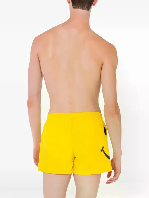 Moschino Smiley-print Swim Shorts