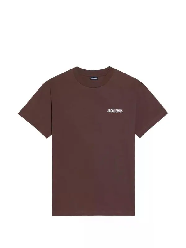 Jacquemus Logo Print T-shirt - Brown