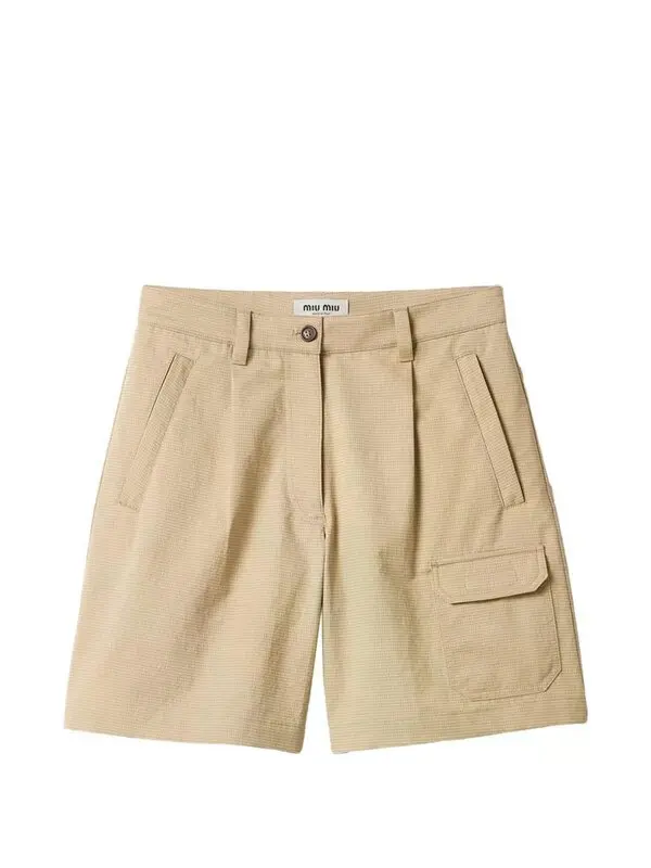 Miu Miu Ripstop Bermuda Shorts