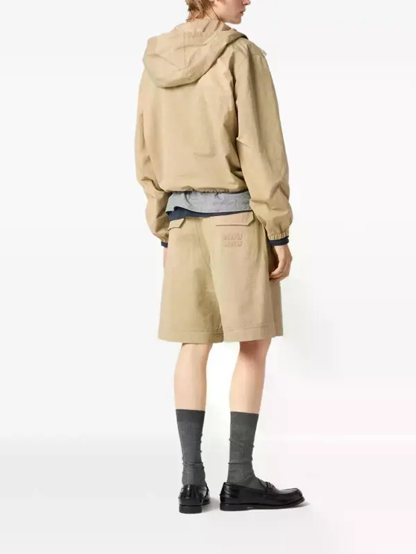 Miu Miu Ripstop Bermuda Shorts