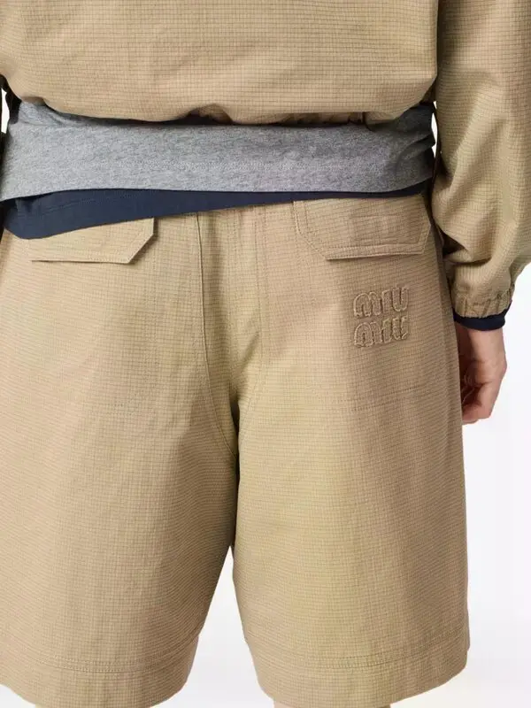 Miu Miu Ripstop Bermuda Shorts
