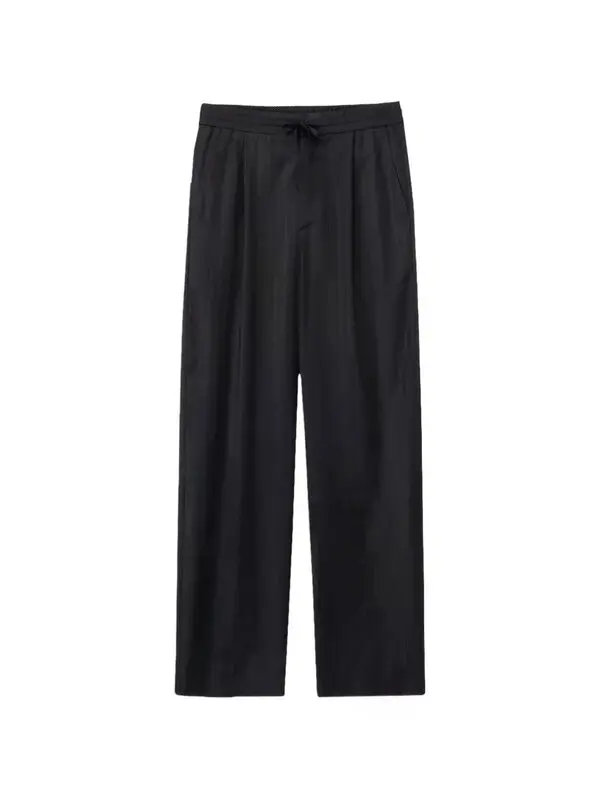 DUNST Drawstring Trousers - Black