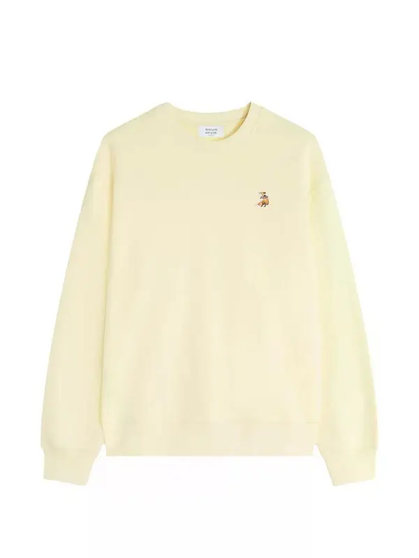 Maison Kitsuné Embroidered Sweatshirt - Yellow