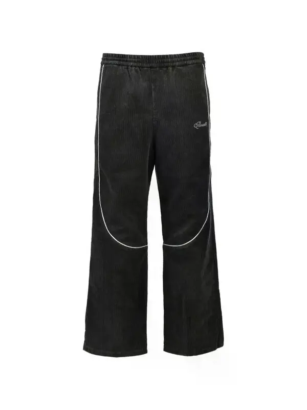 BREATH Corduroy Piping Trousers - Black