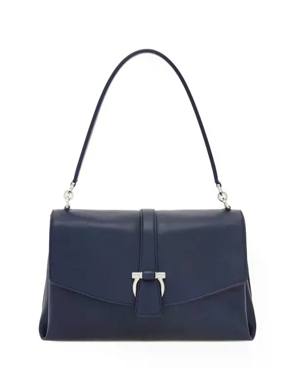FERRAGAMO Front-flap Shoulder Bag - Blue