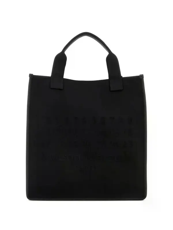 MAISON MARGIELA Vertical Shopping Tote Bag - Black