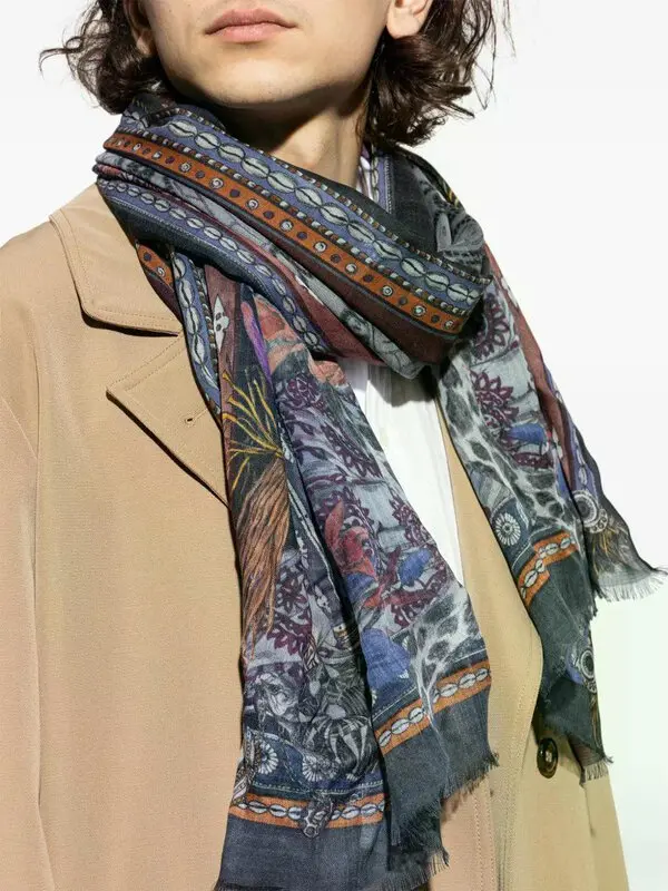 Etro Graphic-pattern Scarves