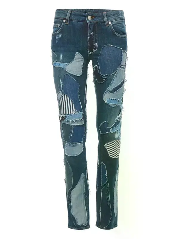Dolce & Gabbana Patchwork Skinny Jeans